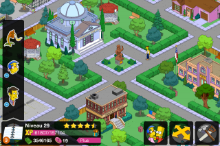 Test du jeu Les Simpson™: Springfield sur Android sur KickMyGeek.com